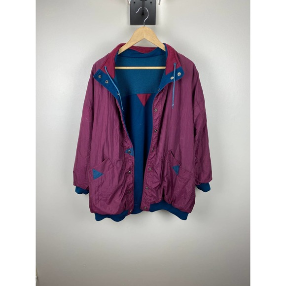 Be in The Current Seen | Jackets & Coats | Retro Reversible 9s Color ...